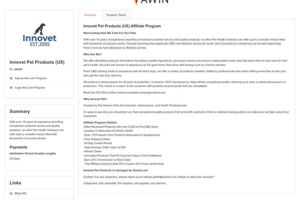 Innovet Pet Affiliate Program: Everything You Need to Know (2025)