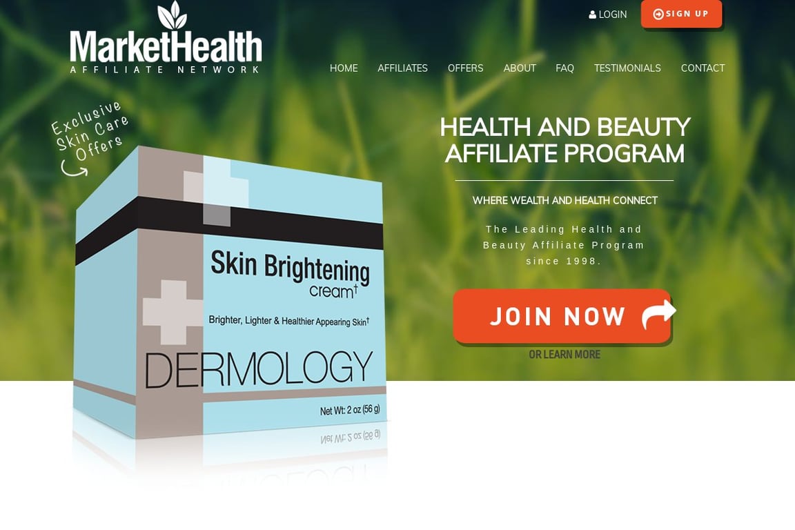 Market Health Affiliate Program: Commission & Program Details (2025)