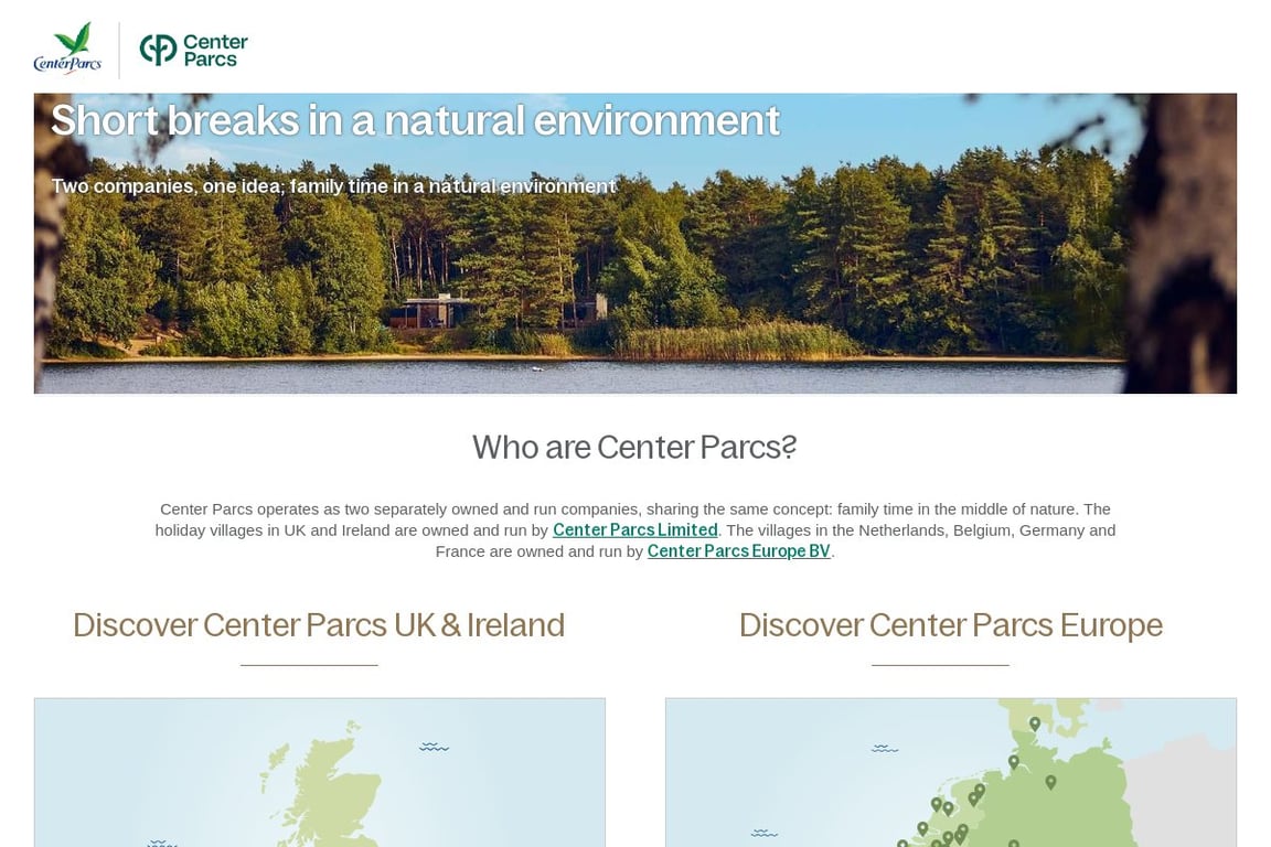 Center Parcs Affiliate Program: Commission & Program Details (2026)