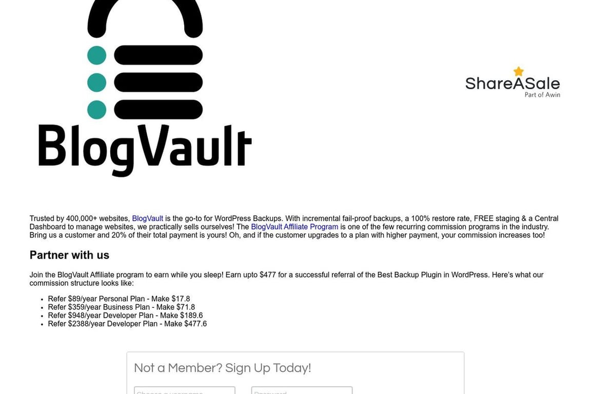BlogVault Affiliate Program: Everything You Need to Know (2025)