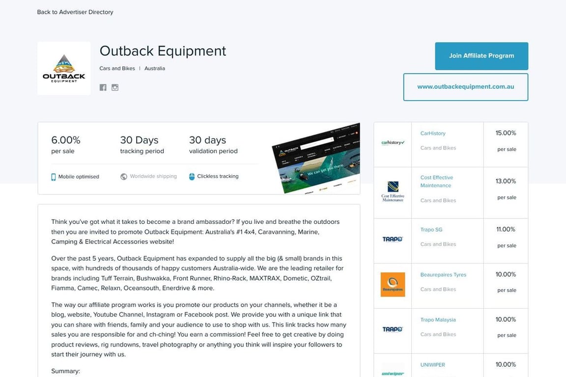 Outback Equipment Affiliate Program: Everything You Need to Know (2025)