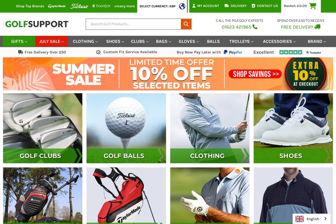 Golf Support UK Affiliate Program: Commission & Program Details (2026)