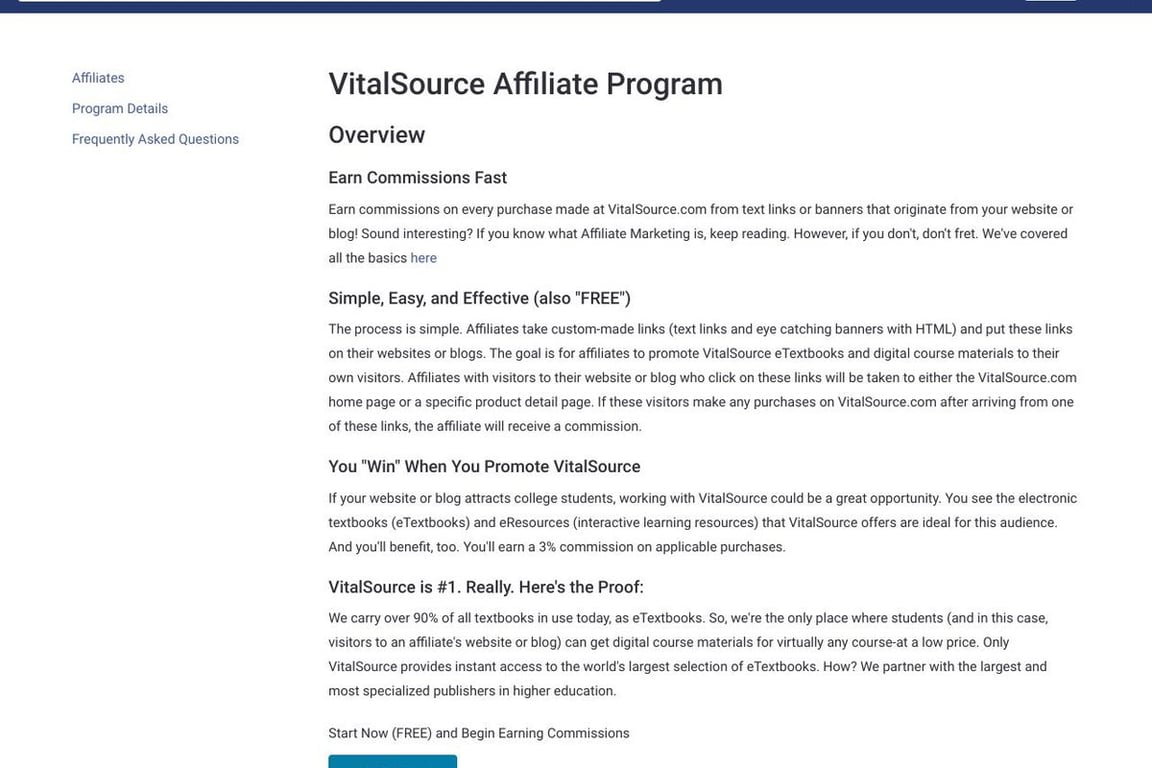 VitalSource Affiliate Program: Everything You Need to Know (2025)