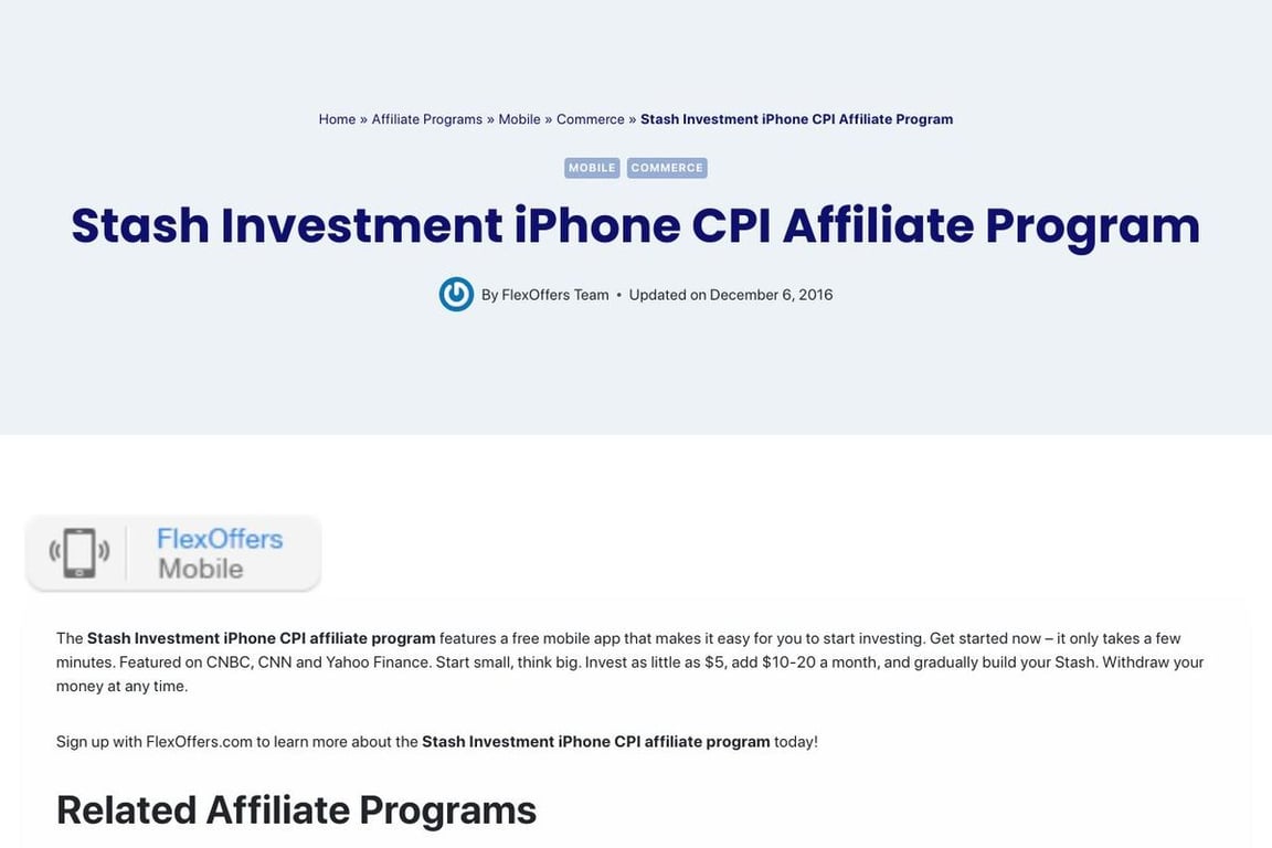 Stash Invest Affiliate Program: Everything You Need to Know (2024)