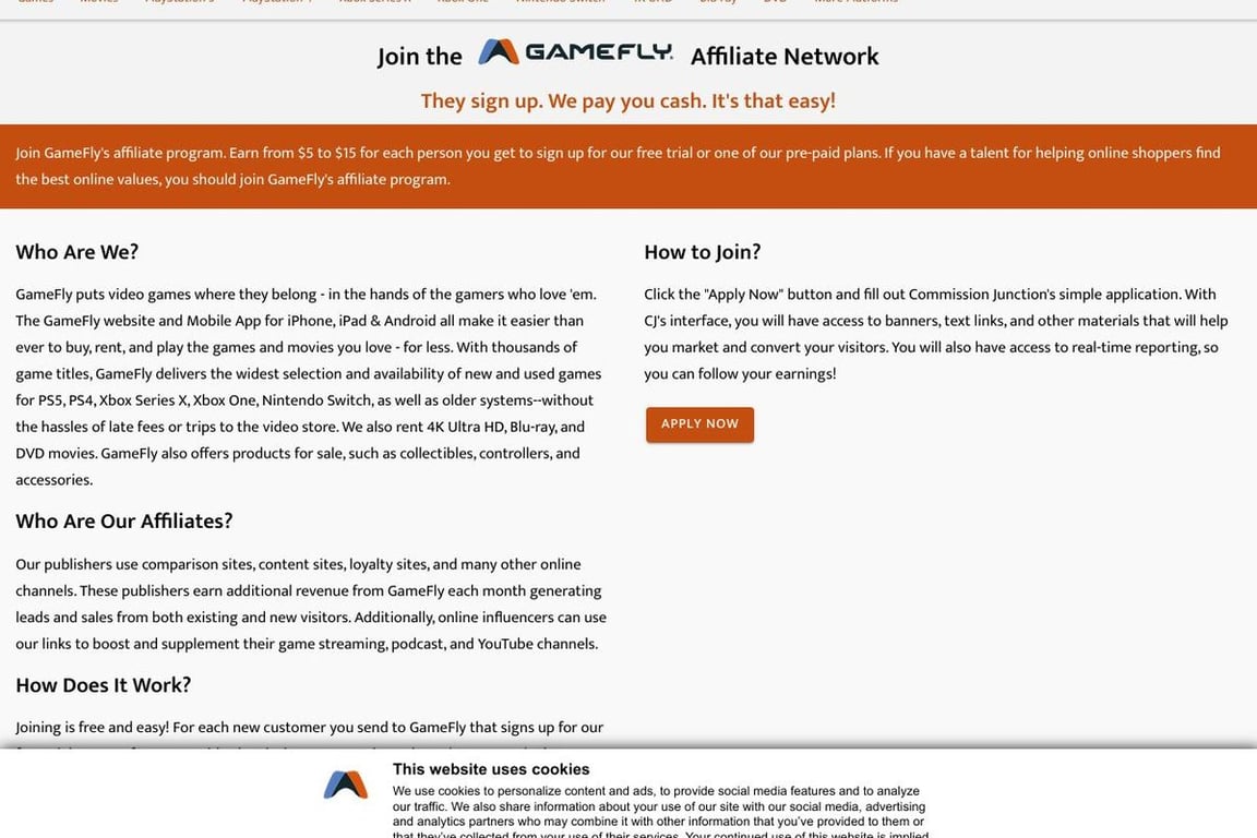GameFly Affiliate Program: Everything You Need to Know (2024)