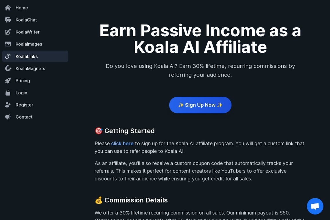 Koala AI Affiliate Program: Commission & Program Details (2025)