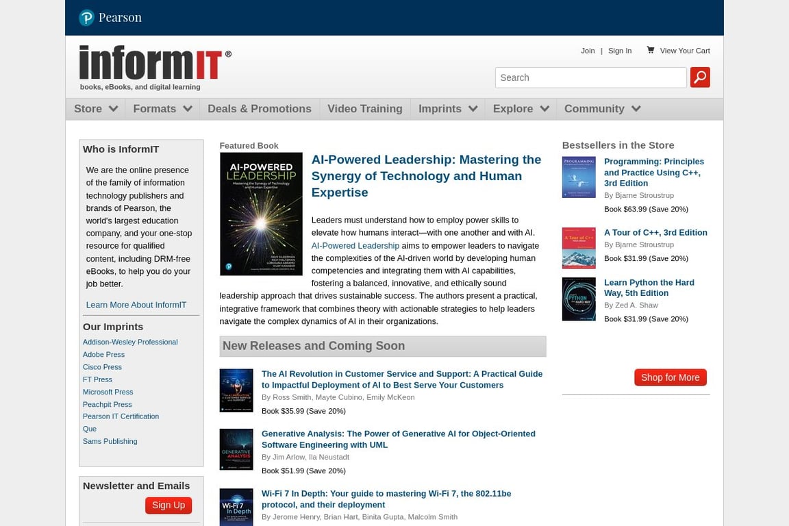 Pearson Education (InformIT) Affiliate Program: Commission & Program ...