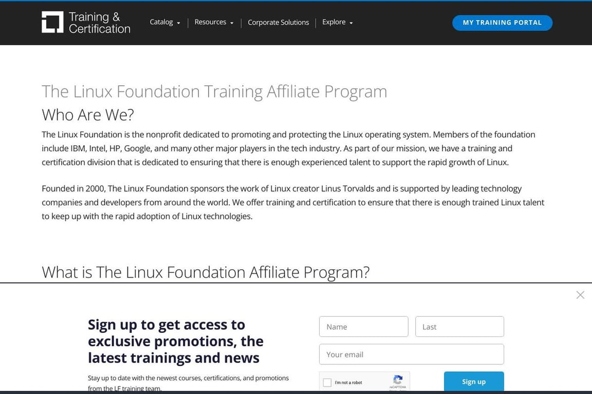 The Linux Foundation Training Affiliate Program: Everything You Need to ...