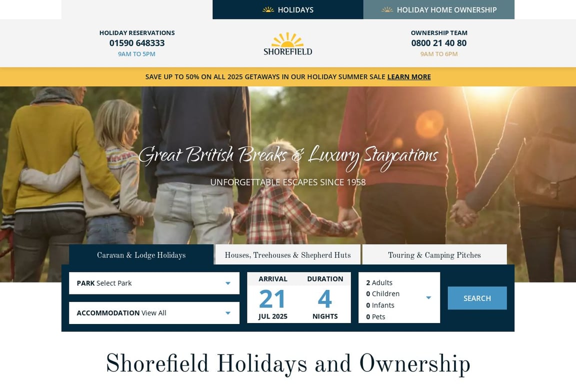 Shorefield Holidays Affiliate Program: Commission & Program Details (2026)