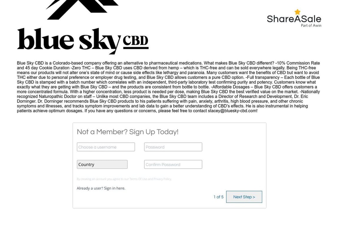 Blue Sky CBD Affiliate Program: Everything You Need to Know (2024)