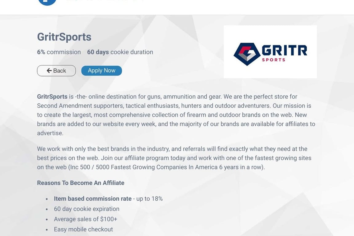 GRITR Sports Affiliate Program: Everything You Need to Know (2024)