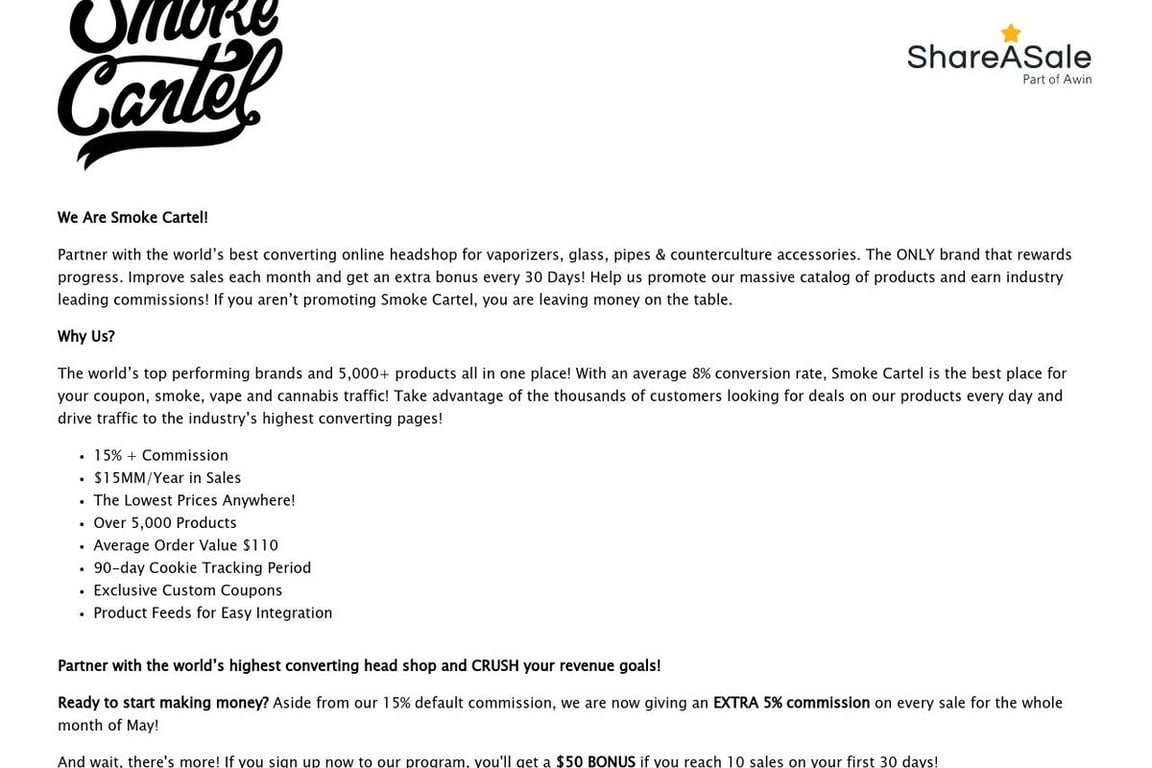 Smoke Cartel Affiliate Program: Everything You Need to Know (2025)