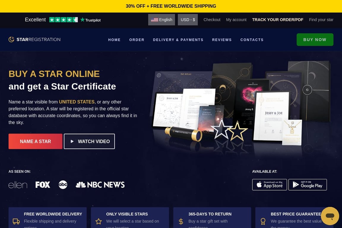 Star Register, SIA Affiliate Program: Commission & Program Details (2026)