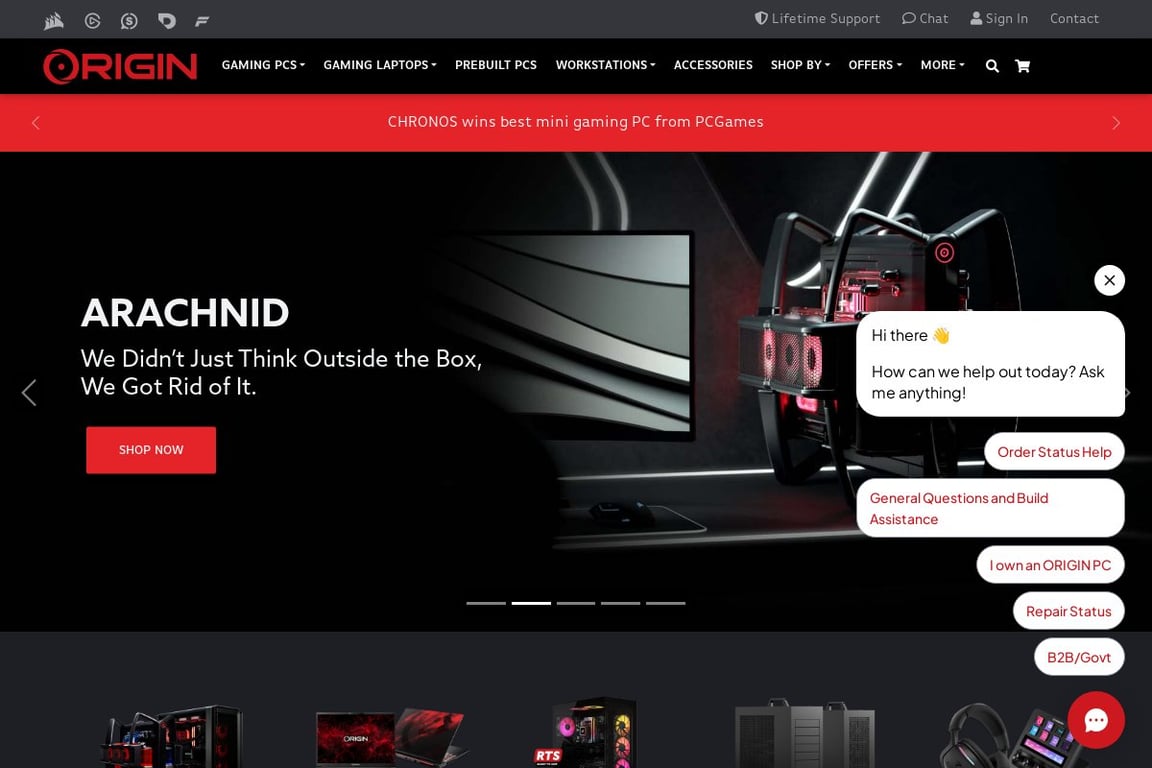 ORIGIN PC Affiliate Program: Commission & Program Details (2026)