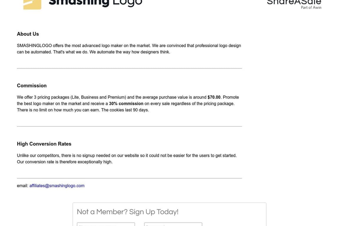 SMASHINGLOGO Affiliate Program: Everything You Need to Know (2025)