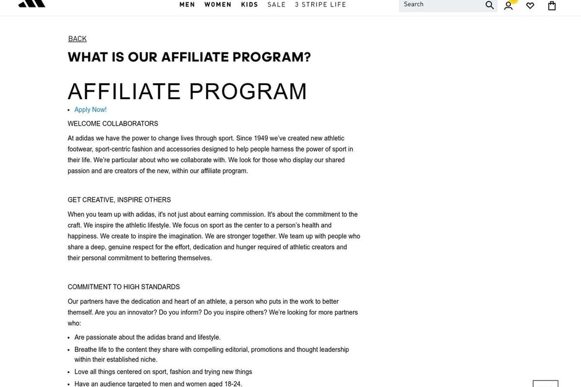 Adidas Affiliate Program: Everything You Need to Know (2025)