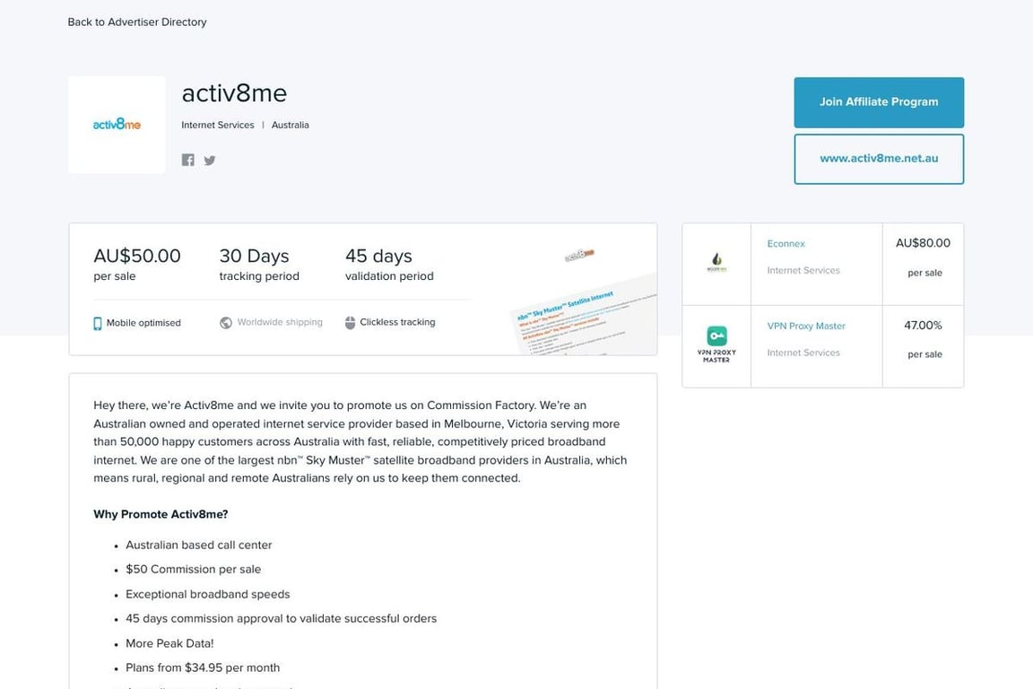 activ8me AU Affiliate Program: Everything You Need to Know (2025)