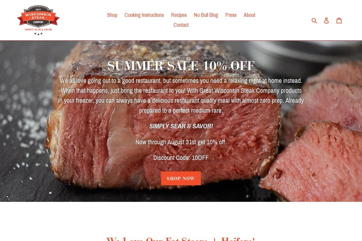 Great Wisconsin Steak Co. Affiliate Program: Commission & Program ...