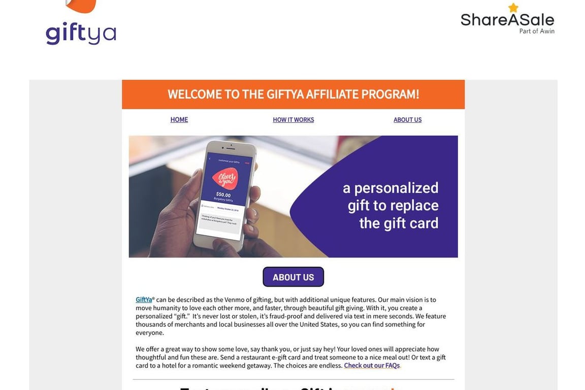 GiftYa Affiliate Program: Everything You Need to Know (2025)