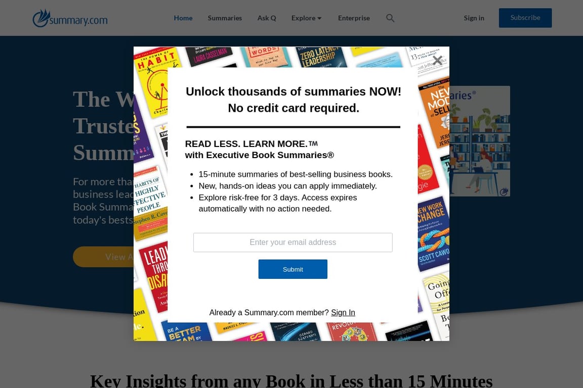 Soundview Executive Book Summaries_ Affiliate Program: Commission ...