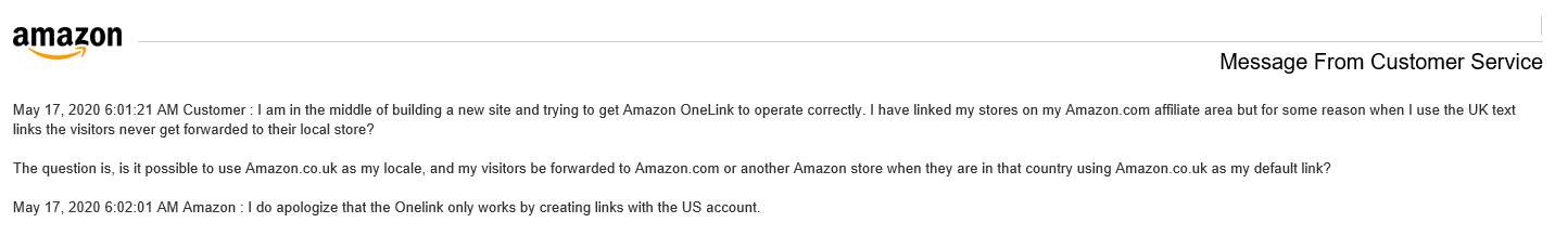 Amazon OneLink and Using Automatic International Monetization - Lasso
